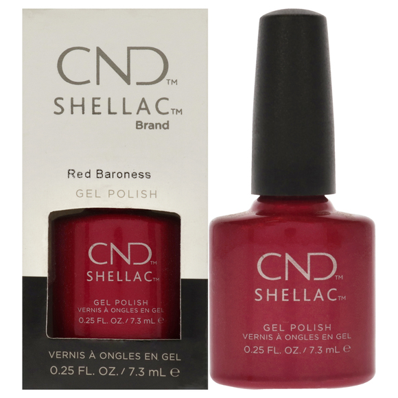 Cnd | Makeup | Shellac Nail Color Red Baroness By Cnd For Women 25 Oz ...